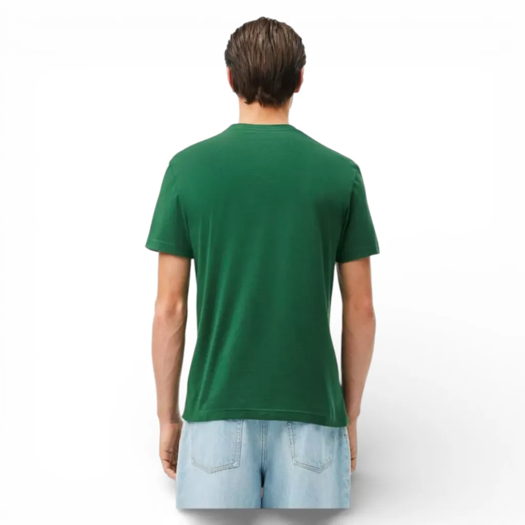 Polera Hombre Verde Con Logo Central Lacoste | Albasini.cl Tienda ...
